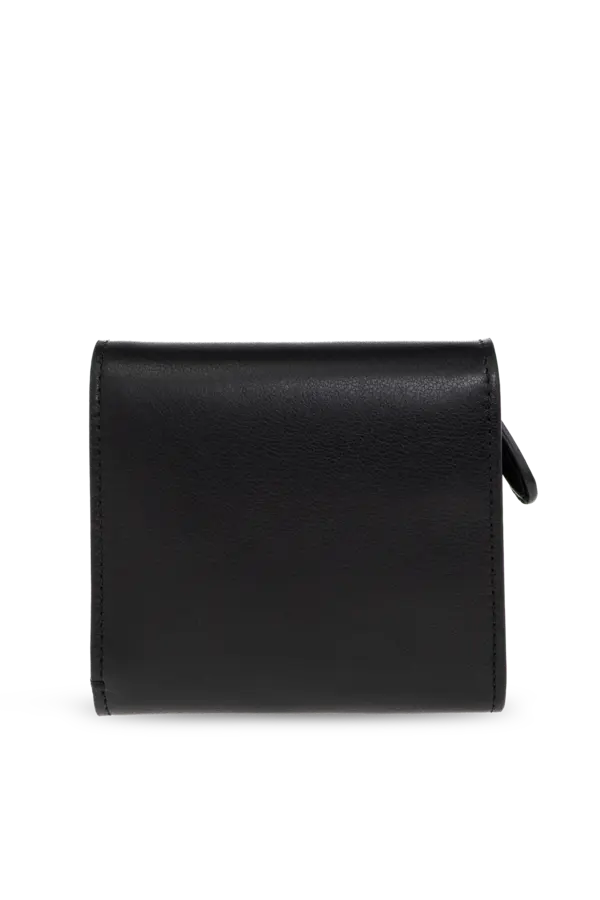 AMI Paris Leather Wallet With Logo
