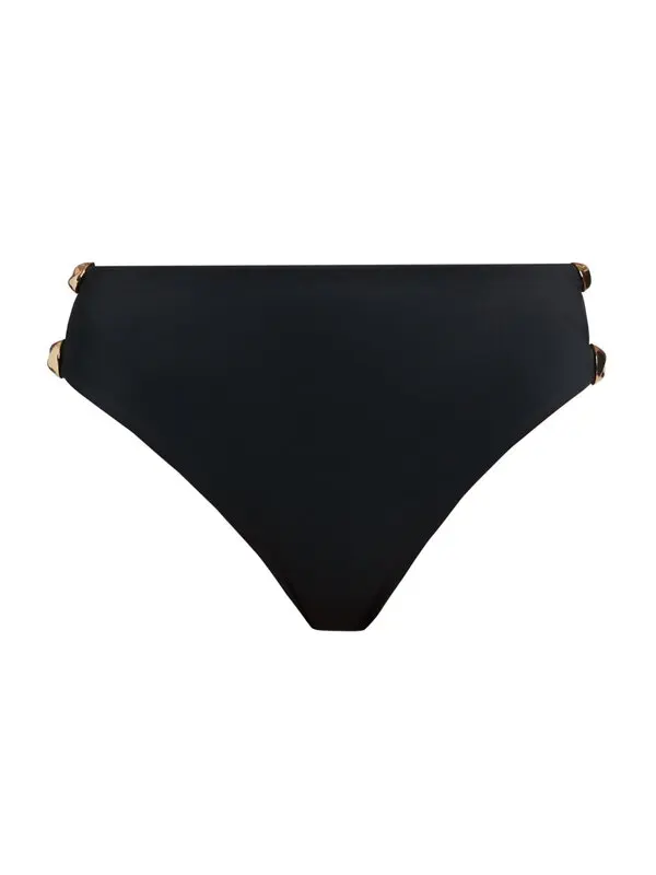 Simkhai Tyas High-waist Bikini Bottom - Black