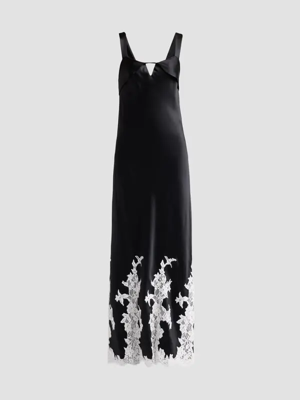 Simkhai Lea Lace Insert Maxi Dress