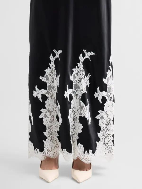 Simkhai Lea Lace Insert Maxi Dress