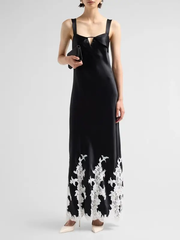 Simkhai Lea Lace Insert Maxi Dress