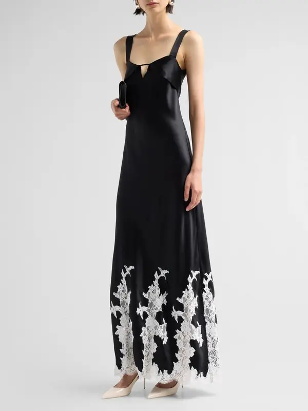 Simkhai Lea Lace Insert Maxi Dress