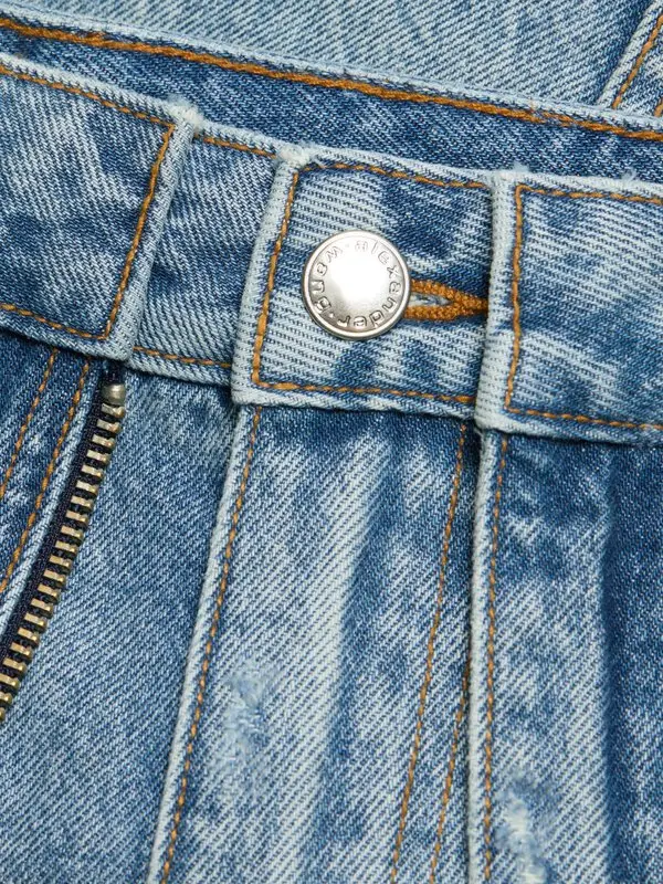 Alexander Wang Distressed Double Layer Skort