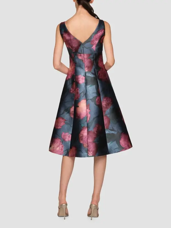 KAY UNGER Ines Poppy Cocktail Dress