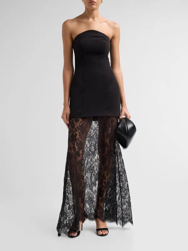 AS IT MAY Gaelle Crépe Lace Gown
