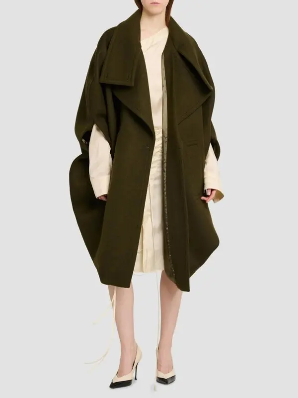 FERRAGAMO Wool-cashmere Single-breasted Coat