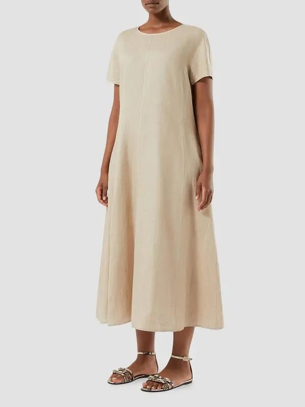Marina Rinaldi Faded Linen Dress