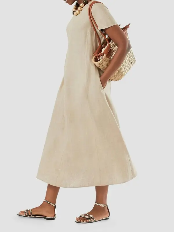 Marina Rinaldi Faded Linen Dress