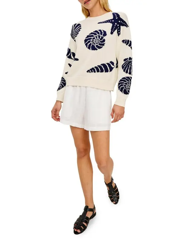 Rails Zoey Intarsia-knit Crewneck Sweater