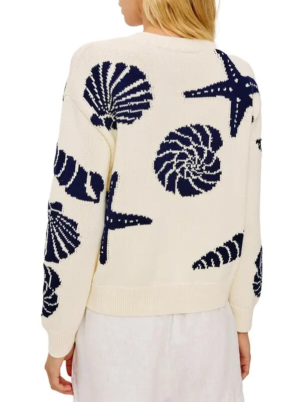 Rails Zoey Intarsia-knit Crewneck Sweater