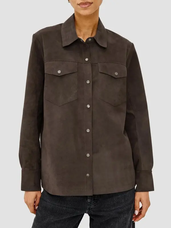 Rails Dean Suede Spread-collar Jacket