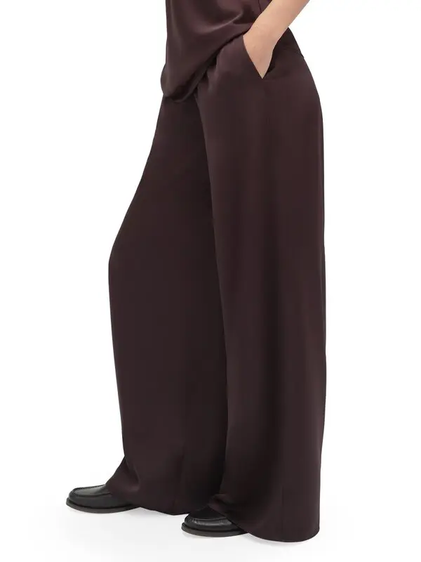 FAVORITE DAUGHTER The Everything Satin Wide-leg Pants