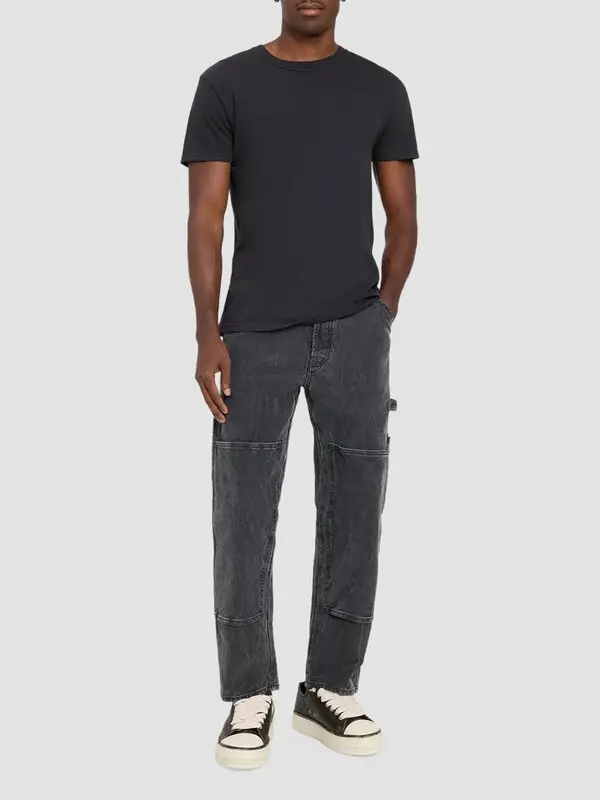REPRESENT Rep-cap Distressed Leather Low-top Sneakers