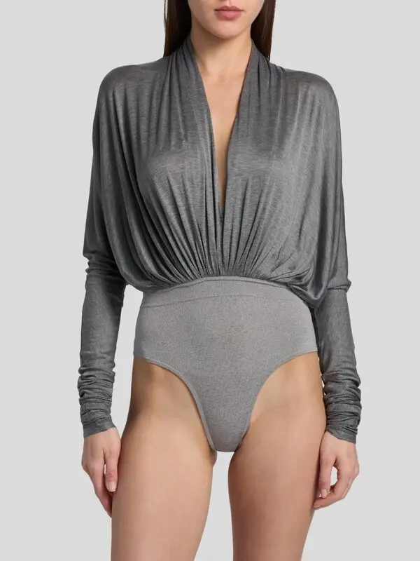 Co Gathered Jersey Bodysuit