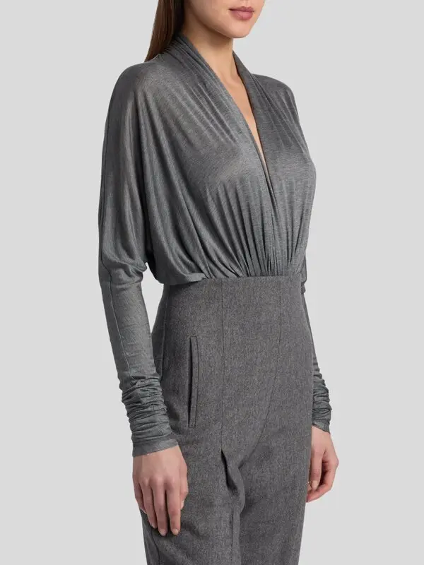 Co Gathered Jersey Bodysuit
