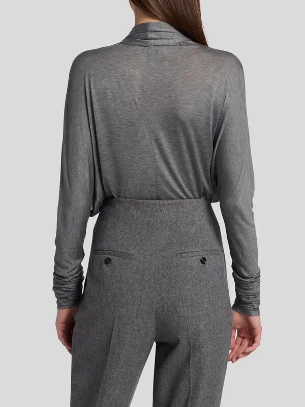 Co Gathered Jersey Bodysuit