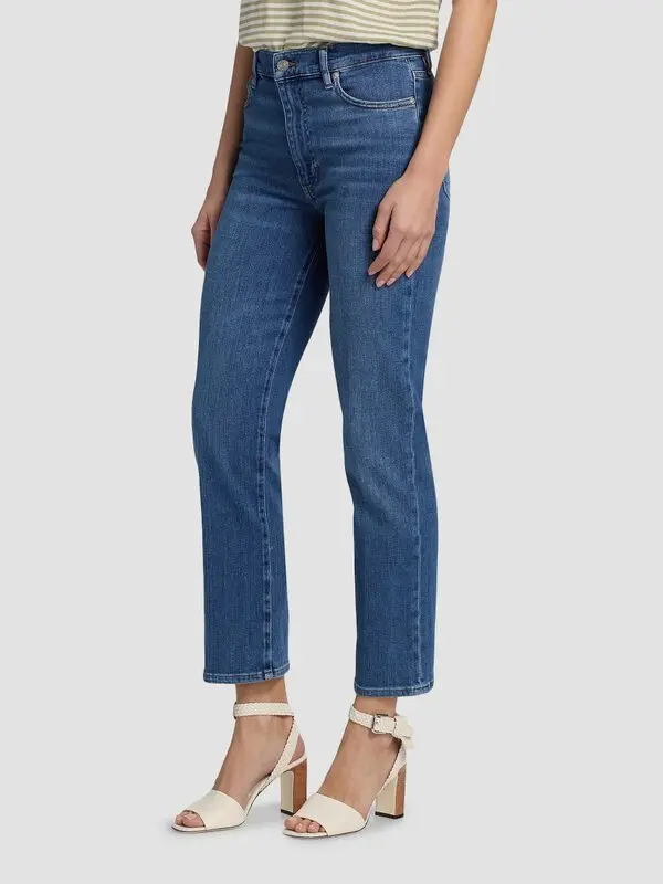 FRAME Le Sleek Straight-leg Crop Jeans