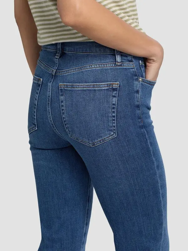 FRAME Le Sleek Straight-leg Crop Jeans