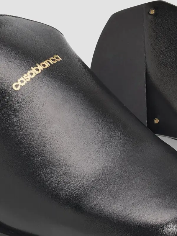 Casablanca Leather Loafer Mules