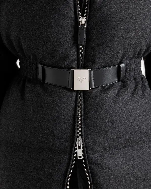 Prada Re-wool Down Vest - Grey