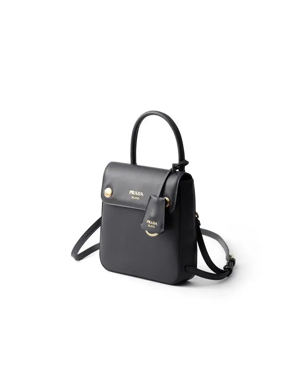 Prada Carry Mini Leather Handbag