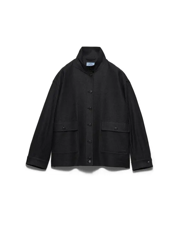 Prada Re-wool Blouson Jacket