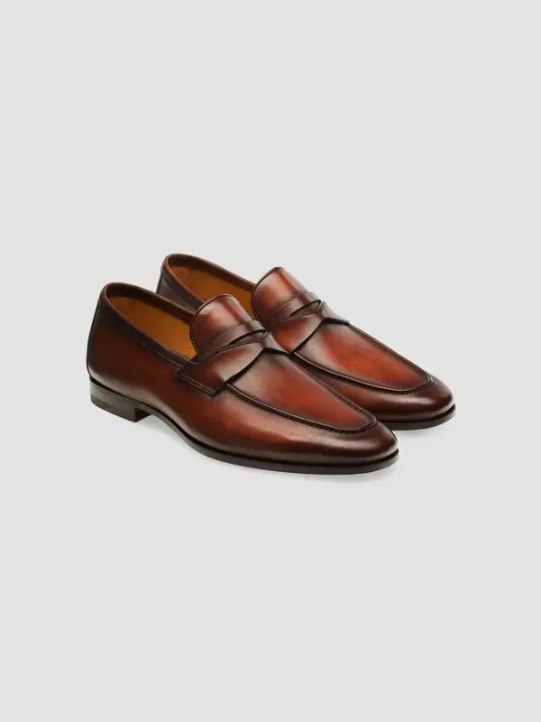 Magnanni Sasso Leather Penny Loafers