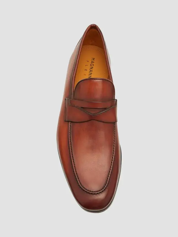 Magnanni Sasso Leather Penny Loafers