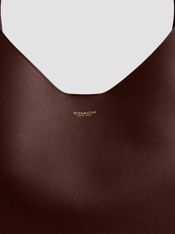 COACH Brooklyn Leather Shoulder Bag - Maple