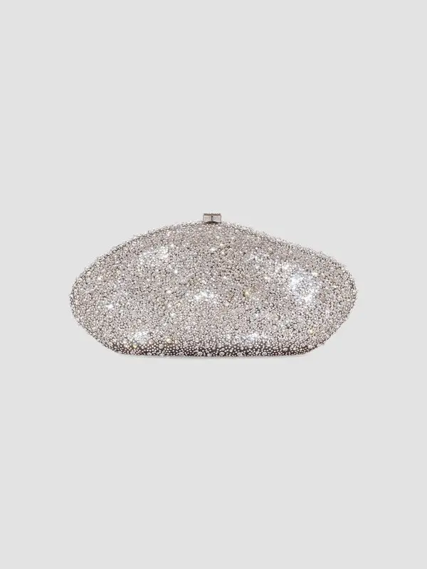 Cult Gaia The Caldera Embellished Clutch - Clear