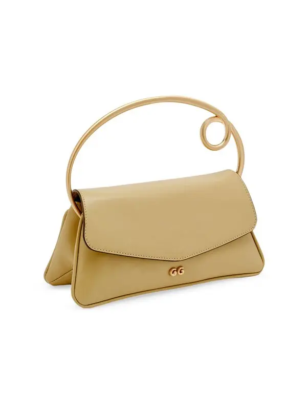 Cult Gaia Emily Leather Top-handle Bag