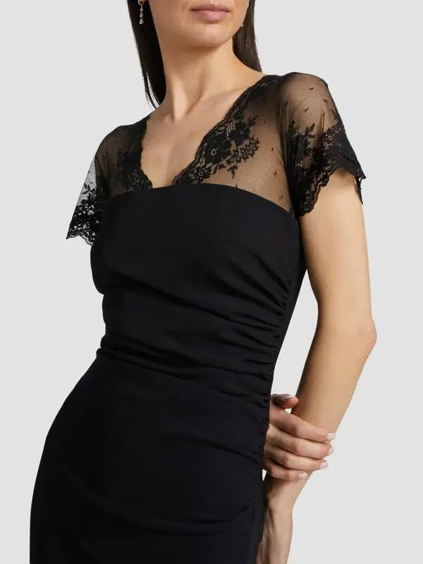 Chiara Boni La Petite Robe Genic Lace Midi-dress