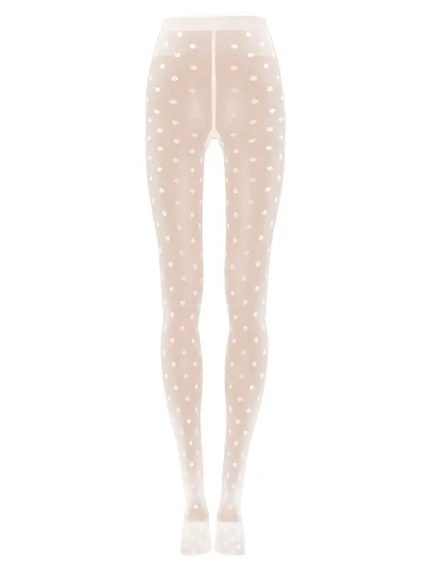 Wolford Daisy Embroidered Tights