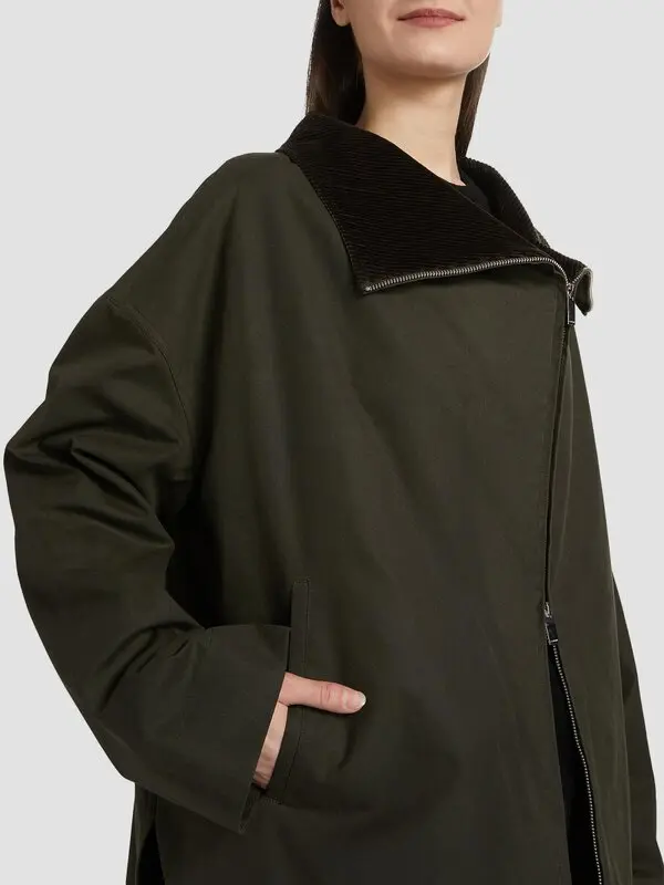 TOTEME Funnelneck Cotton Jacket