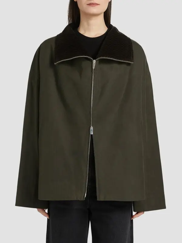 TOTEME Funnelneck Cotton Jacket