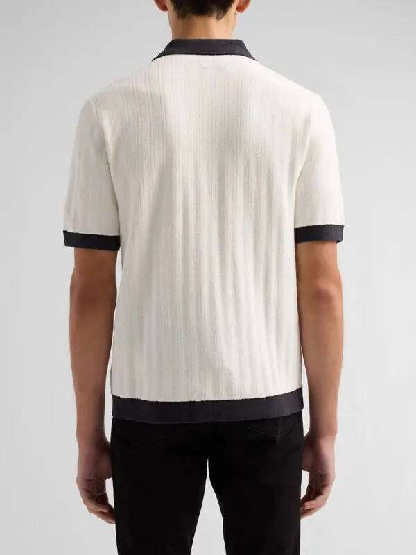 Rag & Bone Zuma Rib-knit Polo Shirt