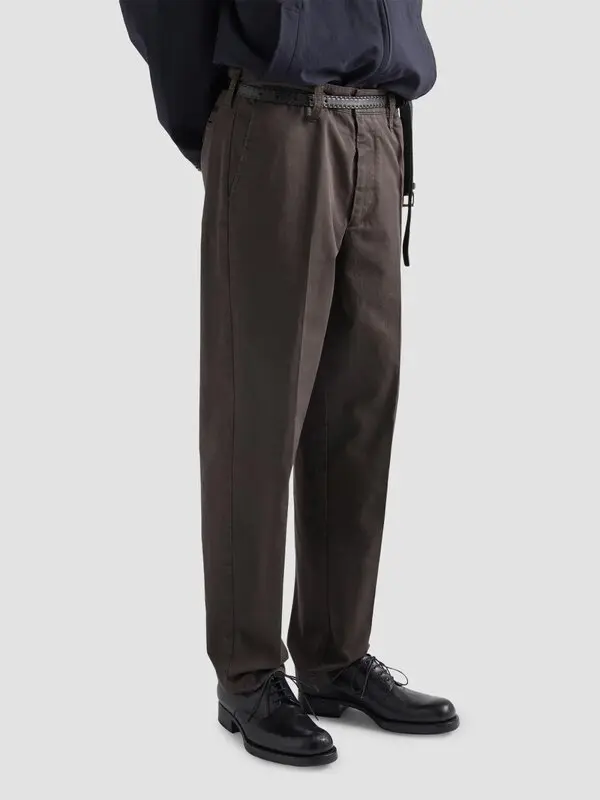 Prada Gart-dyed Cotton Pants