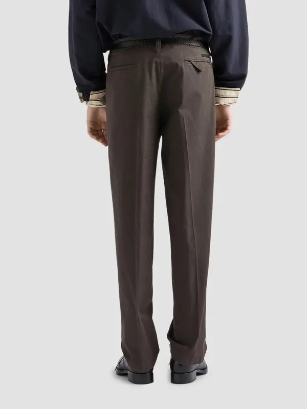 Prada Gart-dyed Cotton Pants