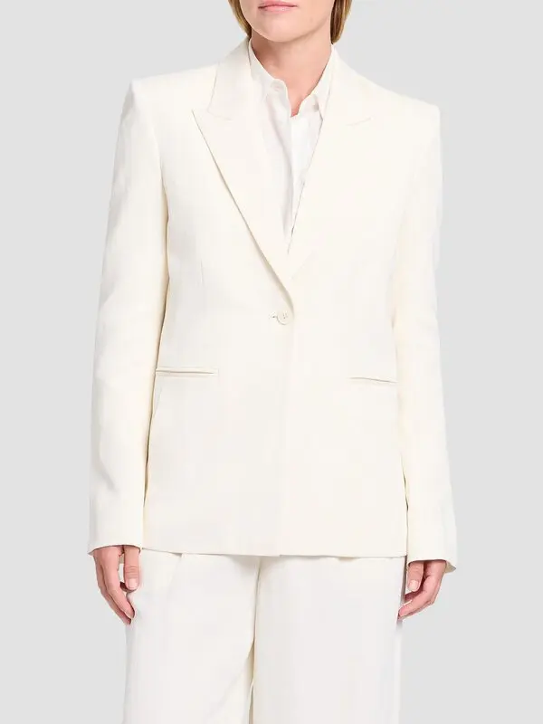 TWP Her Fit Linen-blend Blazer