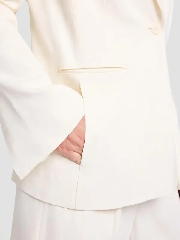 TWP Her Fit Linen-blend Blazer