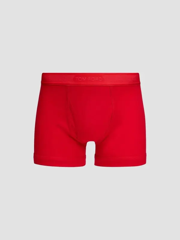 TOM FORD Stretch-cotton Jersey Boxer Briefs - Red