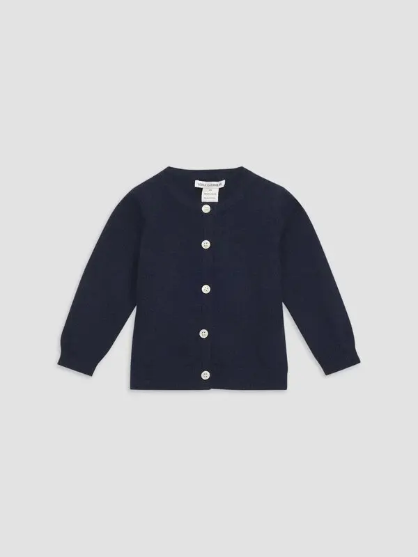 Sofia Cashmere Baby's Classic Cashmere Cardigan - Navy