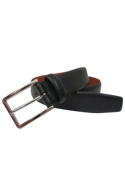 Brooks Brothers Top Grain Leather Embossed Belt