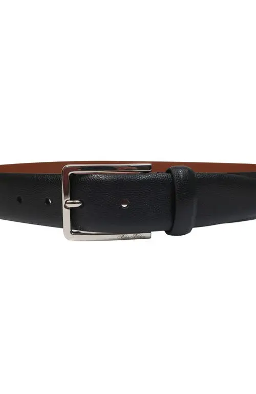 Brooks Brothers Top Grain Leather Embossed Belt