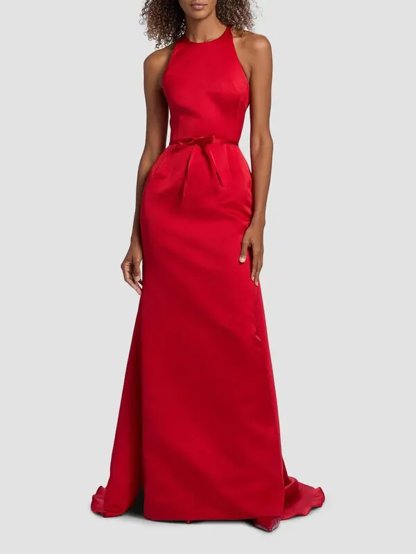 Prabal Gurung Caroline Sleeveless Satin Gown