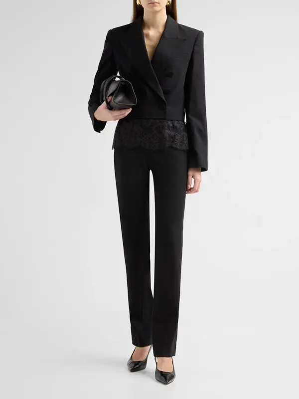 Zimmermann Valiant Lace Short Blazer