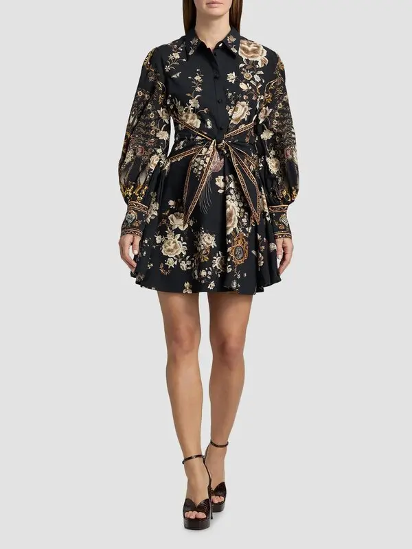 Camilla Flaco Folklore Cotton Shirtdress