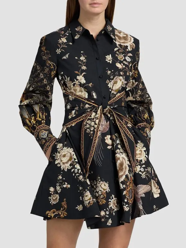Camilla Flaco Folklore Cotton Shirtdress
