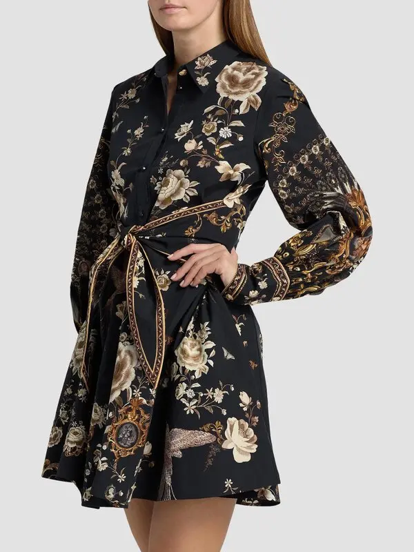 Camilla Flaco Folklore Cotton Shirtdress