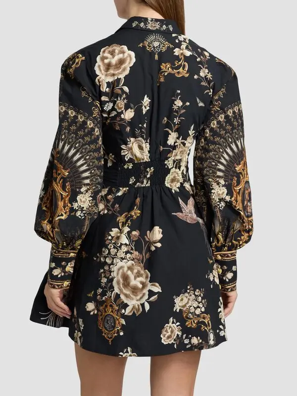 Camilla Flaco Folklore Cotton Shirtdress